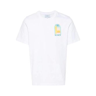 Casablanca Homme, Tops, Blanc, Taille: XL T-Shirt LArche Gradient Pastel SS2