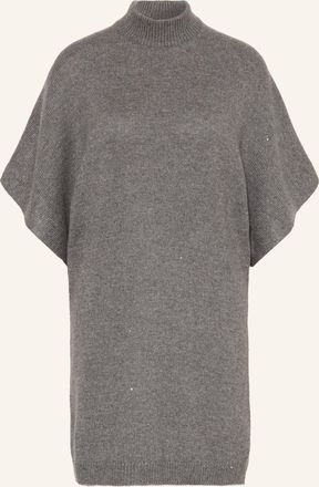 Brunello Cucinelli Brunello Cucinelli Strickkleid Mit Pailletten grau