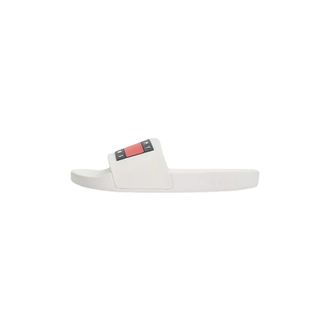 Tommy Hilfiger Pool Slide Sandalen mit EVA-Fu&szlig;bett - - Shoes - Herren - Wei&szlig; - 44 EU