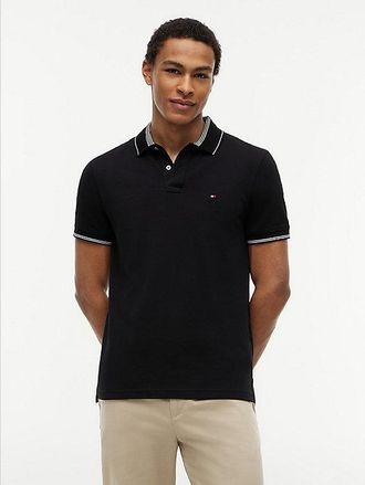 Tommy Hilfiger Polo coupe standard Heritage &agrave; bordure ray&eacute;e