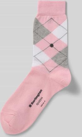 Burlington Socken mit Zickzack-Muster Modell Queen