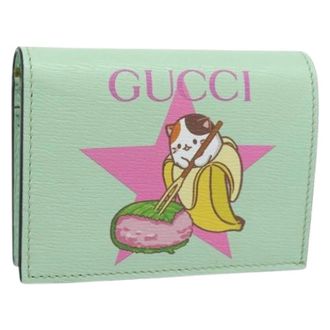 Gucci Portefeuille Vintage Pre-owned - Femme - Pre-owned - Vert - Taille: ONE Size