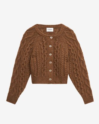 Isabel Marant Cardigan Yara - Femme - Bronze - Taille 34 - Marant &Eacute;toile