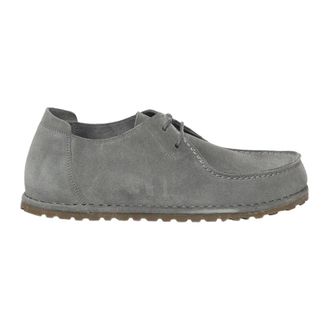 Birkenstock Wildleder Flache Schuhe Graue Gummisohle - - Shoes - Herren - Grau - 42 EU