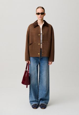 Claudie Pierlot Manteau court laine