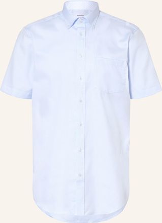 Seidensticker Seidensticker Kurzarm-Hemd Regular Fit blau
