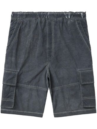 Izzue short cargo à logo imprimé - Gris