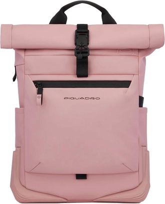 Piquadro Homme, Sacs, Rose, Taille: ONE Size Corner 2.0 Rolltop Backpack