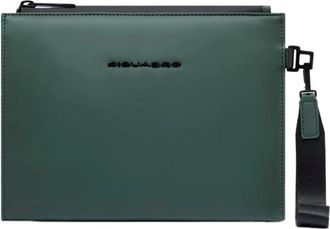 Piquadro Homme, Sacs, Vert, Taille: ONE Size Pochette r&eacute;sistante &agrave; leau