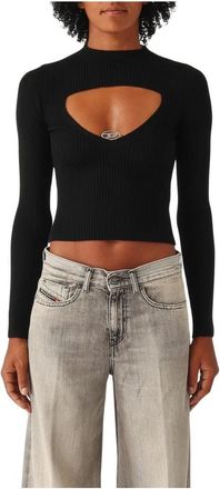 Diesel Damen, Strickwaren, Schwarzk, LGr&ouml;&szlig;e
