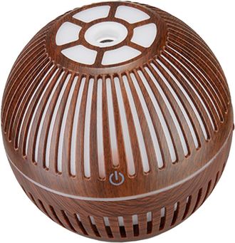 BESPORTBLE Aroma Diffusor Holzmaserung Schall Luftbefeuchter Ätherische Öle Tischgerät Leise Für Büro Zuhause