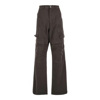 Rick Owens Stefan Wide Leg Cargo Pants - - Trousers - Herren - Braun - W30