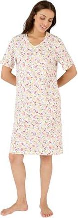 Damart Chemise De Nuit Maille Jersey Pur Coton Peigné