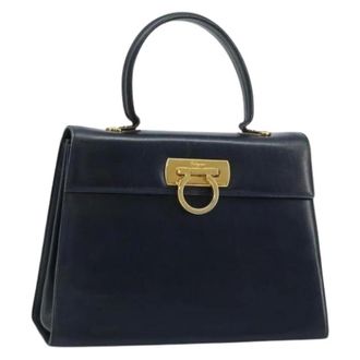 Ferragamo Sac &agrave; main Pre-owned - Femme - Pre-owned - Bleu - Taille: ONE Size