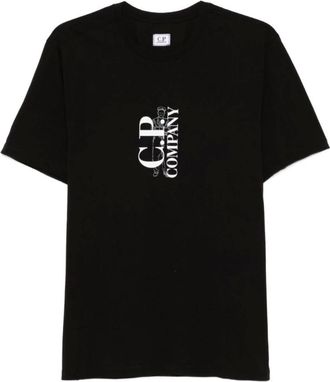 C.P. Company C.p. Company, Homme, Tops, Noir, Taille: XL T-Chemises