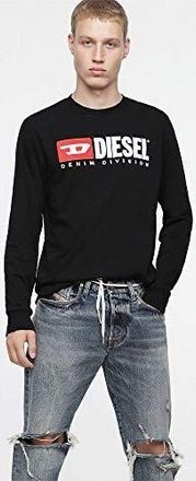 Diesel 00SLJY T-Shirt, Noir (Noir 900), M Homme
