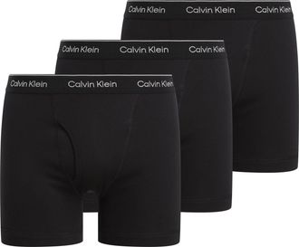 Calvin Klein Underwear Boxer BOXER BRIEF 3PK, Damen, Gr. XXL (56), schwarz (schwarz, schwarz, schwarz), Jersey, Obermaterial: 100% Baumwolle, CALVIN KLEIN UNDERWEAR, unifarb