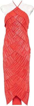 Cult Gaia Patrizia Pleated Halterneck Dress