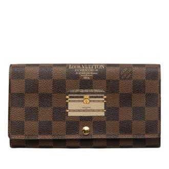 Louis Vuitton Pre-owned Damier Long Wallet (bi-fold) - - Pre-owned - Damen - Braun - ONE SIZE