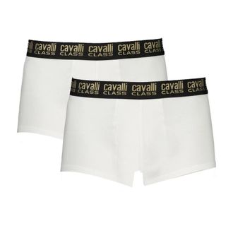 Cavalli Herren Wei&szlig;e Boxershorts Bi-Pack - - Underwear - Herren - Wei&szlig; - 2XL