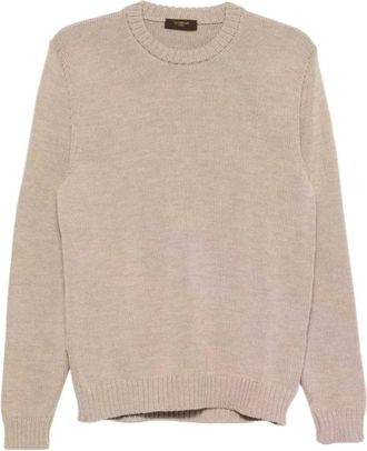 Zanone Giro Pull - Homme - Pulls - Beige - Taille: M