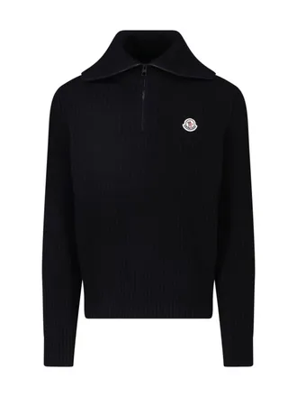Moncler Virgin Wool Zip Sweater