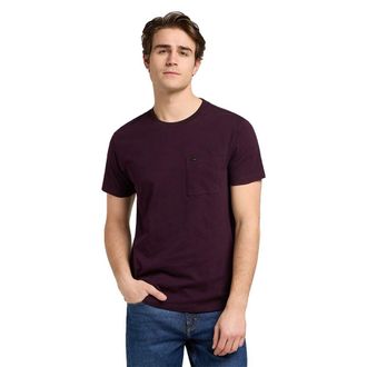 Lee Mens Ultimate Pocket Tee T-Shirt, Deep Wine, L
