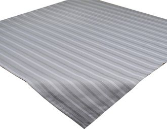 Delindo Lifestyle Tischdecke Rio, mit Fleckschutz, uv-best&auml;ndig und abwaschbar, Mitteldecke f&uuml;r Indoor und Outdoor, grau, 85x85 cm