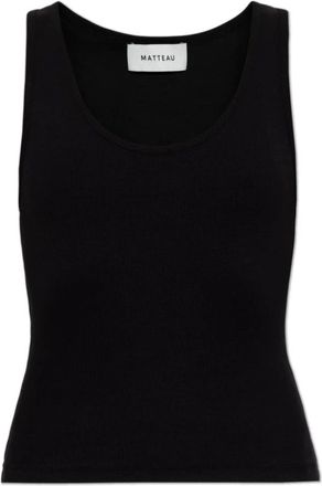 Matteau Femme, Tops, Noir, Taille: 44 FR Classic Rib Tank