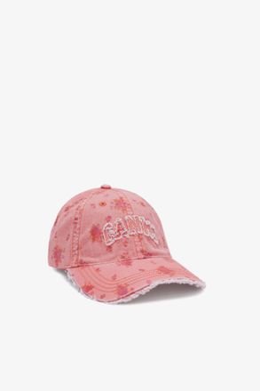 Ganni Casquette en coton d&eacute;lav&eacute; Lantana - Pour Femme