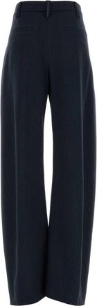 Brunello Cucinelli Stretch Wool Trousers - Navy