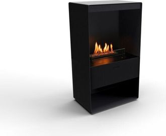 Planika Planika - Senso Stove BEV Bioethanol-Kamin ohne Abzug, Fernbedienung, Stahl, Bioethanol-Ofen