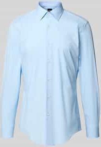 HUGO BOSS Slim Fit Businesshemd aus Baumwoll-Mix Modell H-HANK