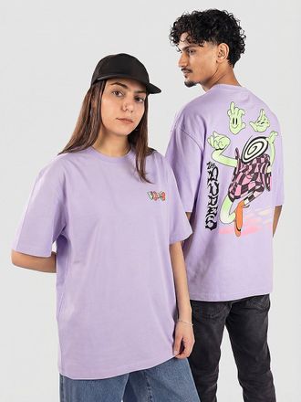 THE DUDES Swizzlehead Classic Oversize Heavyweight T-Shirt lilac sachet