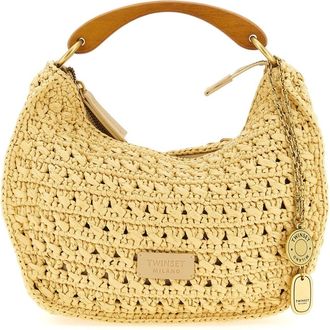 Twinset Femme, Sacs, Beige, Taille: ONE Size Croissant Handbag