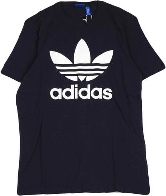 adidas Femme, Tops, Bleu, Taille: 44 FR T-shirt Grand Tr&egrave;fle