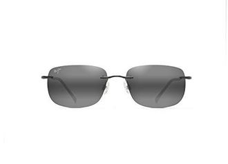 Maui Jim GREY OHAI BLACK GLOSS 60