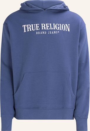 True Religion Hoodie Zip-Up blau