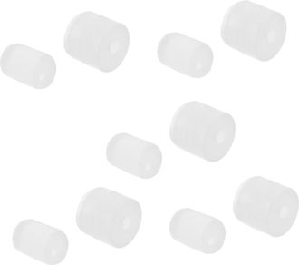 NUOBESTY 10 St&uuml;ck N&auml;hmaschinenausr&uuml;stung Flache Gummischeibe N&auml;hmaschinenversorgung N&auml;hmaschine Zubeh&ouml;r N&auml;hmaschinenzubeh&ouml;r White