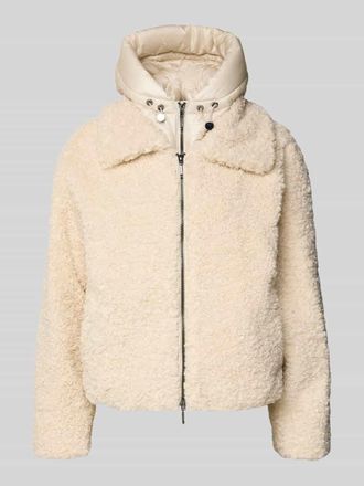 AMBER & JUNE Teddyjacke mit Kapuze