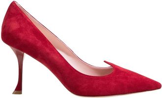 Roger Vivier Sandaletten mit Absatz - Love Pumps - Gr. 40 (EU) - in Rot - f&uuml;r Damen