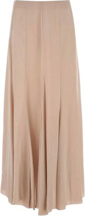 Chlo&eacute; Femme, Jupes, Beige, Taille: 36 FR Satin Skirt