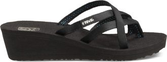 Teva Damen Mush Mandalyn Ola 2 Flip-Flop Sandale, Schwarz, 41 EU