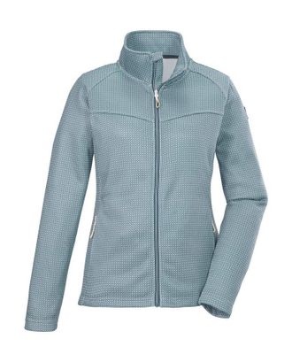 Killtec Fleecejacke KOS 90 WMN FLC JCKT Elegante Strickfleecejacke mit Stretch, Kinnschutz und Zipper-Taschen