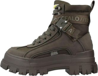 Buffalo Aspha Com1 Laceup Mid - - Shoes - Damen - Gr&uuml;n - 38 EU