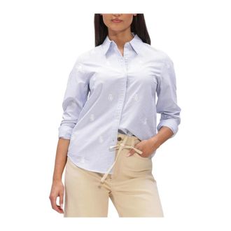 Tommy Hilfiger Damen, Blusen & Hemden, Blau, 2XLGr&ouml;&szlig;e