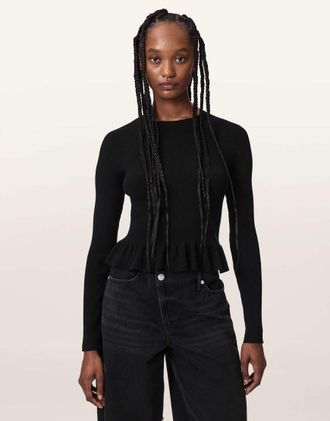 AllSaints Jas - Pullover in Schwarz