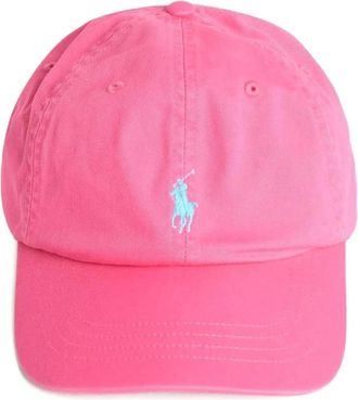 Polo Ralph Lauren Femme, Accessoires, Rose, Taille: ONE Size Casquette brod&eacute;e dun poney