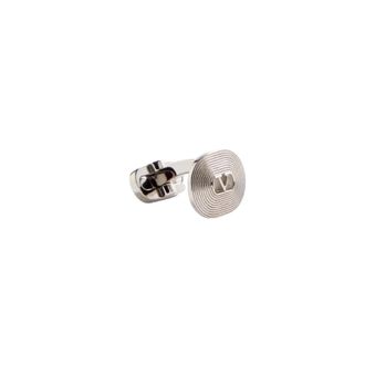 Valentino Garavani Ovalette Manschettenkn&ouml;pfe aus Metall - - Accessories - Herren - Grau - ONE SIZE
