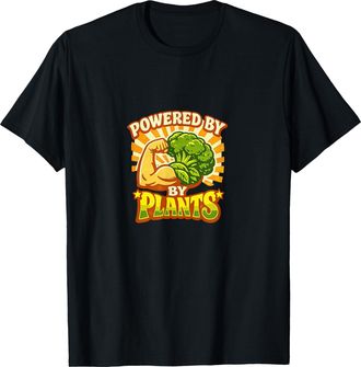 Plant Powered Vegan Strength Brokkoli Brawn MusclPowered Vegan St T-Shirt